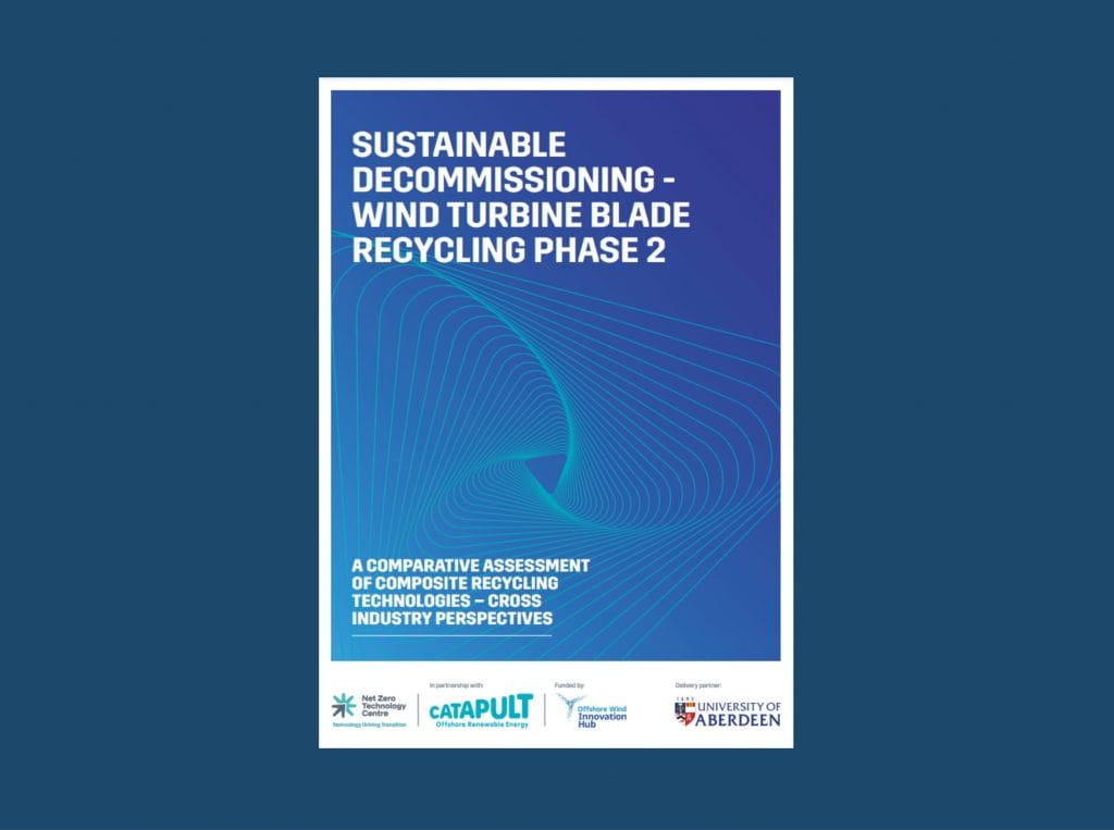 Sustainable Decommissioning: Wind Turbine Blade Recycling Phase 2 - Net ...